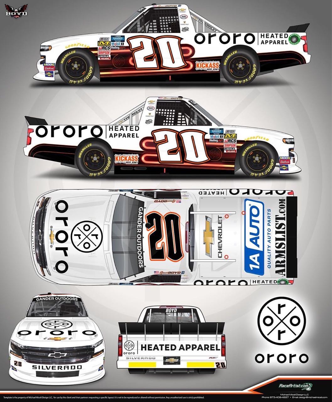 This Saturday: ORORO’s first appearance at NASCAR with Boyd! – ororo
