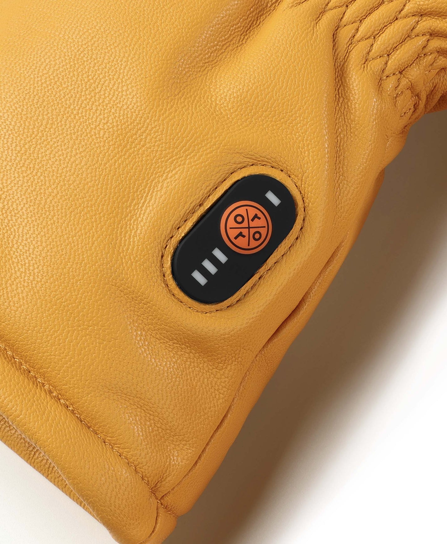 "Duluth" Unisex Heated Chopper Mittens - Yellow | ororo