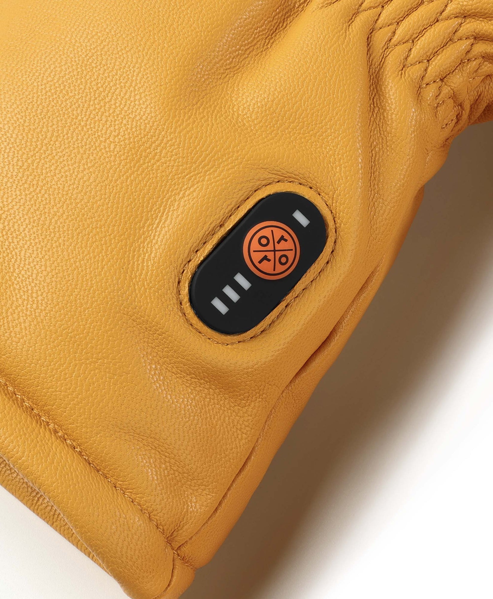 "Duluth" Unisex Heated Chopper Mittens - Yellow | ororo