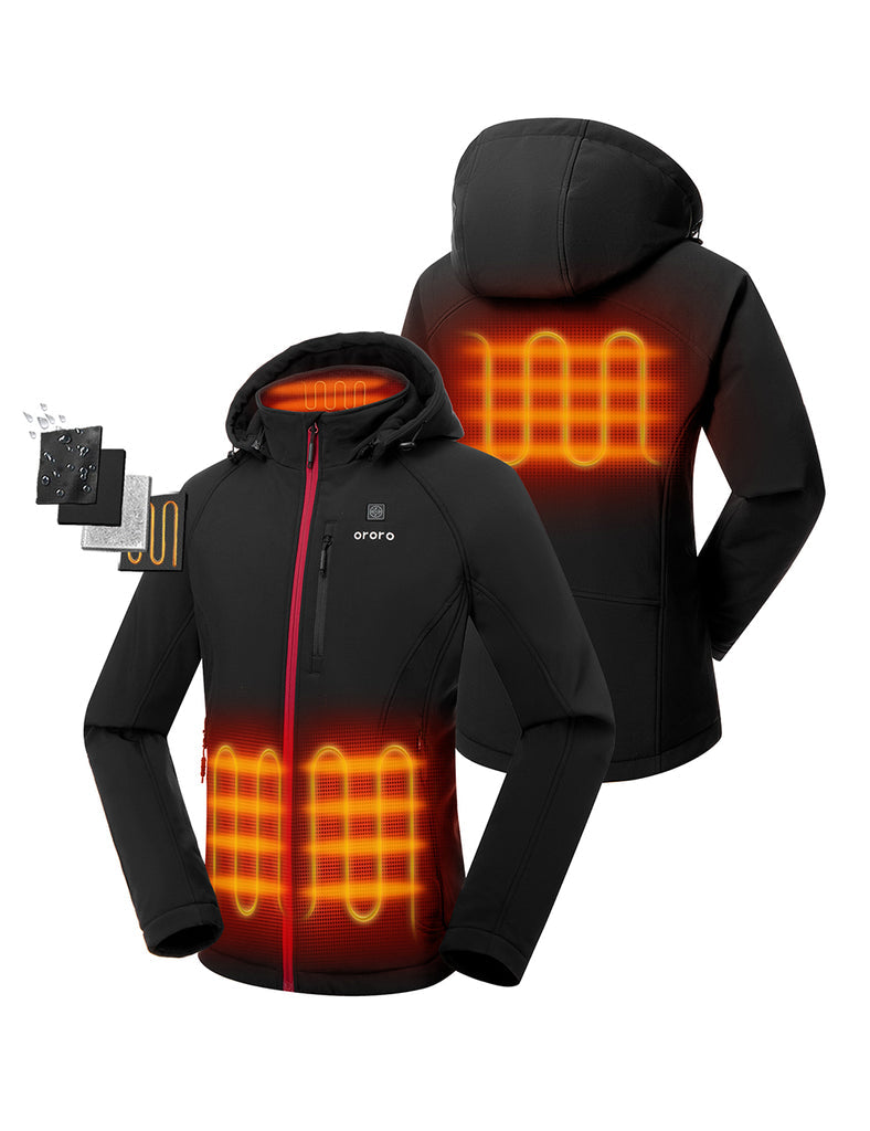 Women's Heated Jacket | 4 Heating Zones (Apparel Only) | ororo®