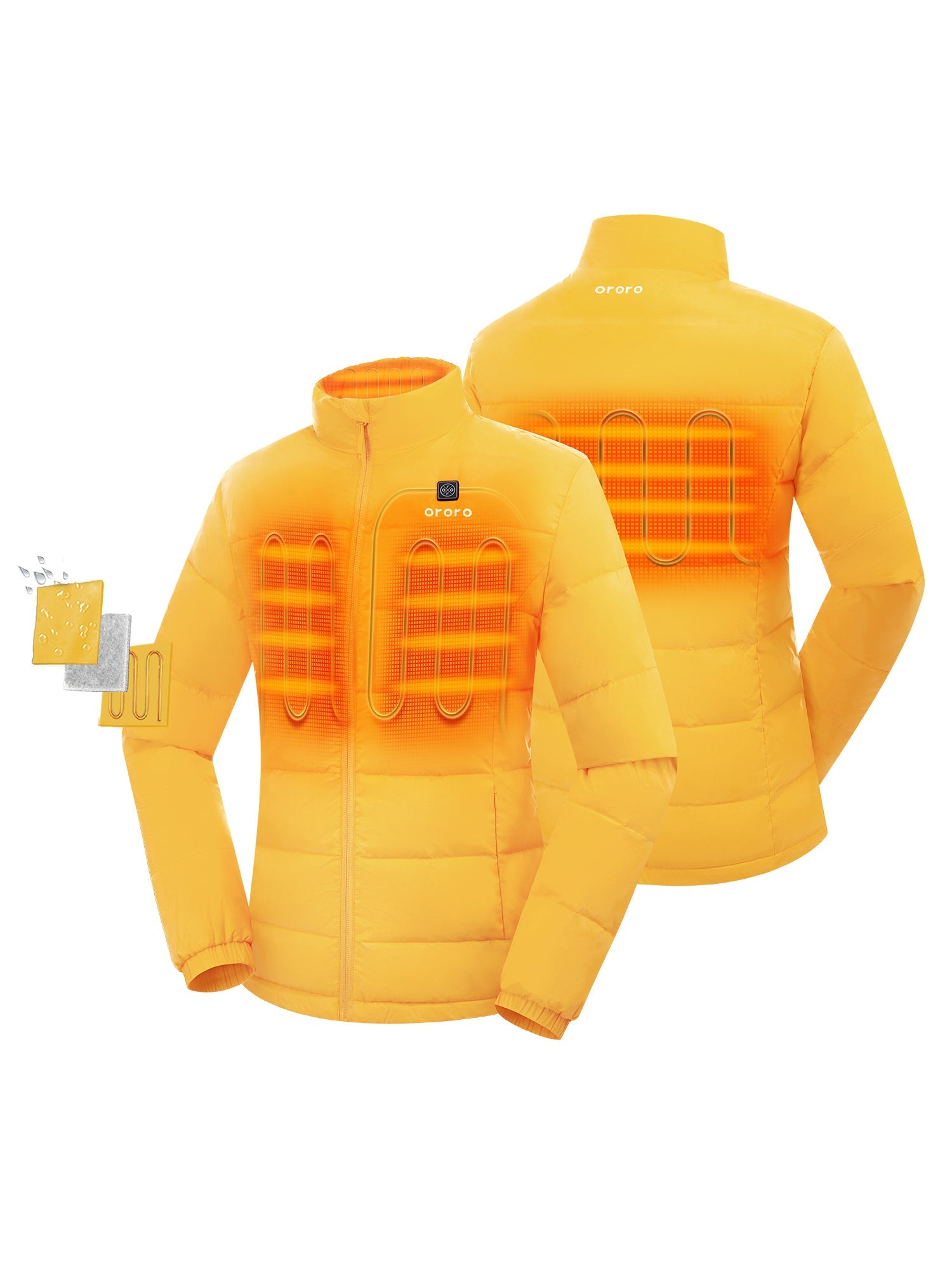 Women's Heated Puffer Jacket (Apparel Only) | ororo®