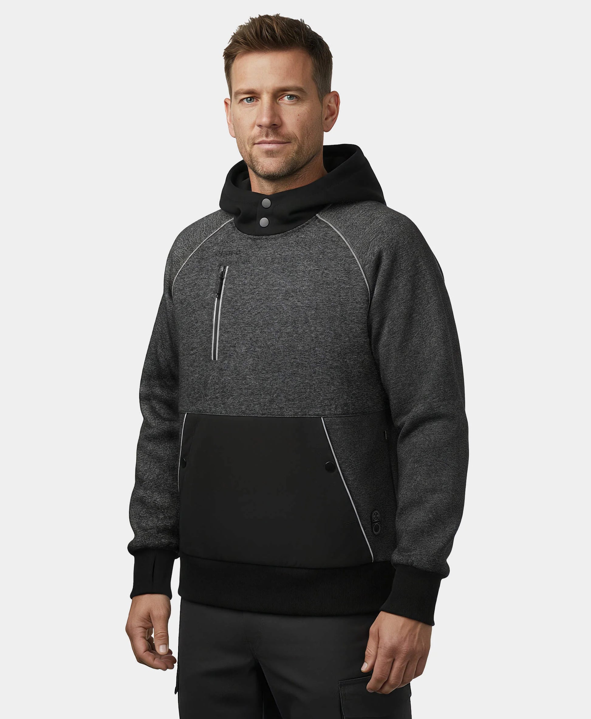 Unisex 6-Zone Dual-Control Heated Hoodie Pullover | ororo