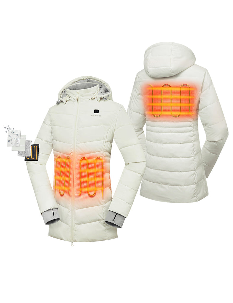 Women's Heated Puffer Parka Jacket | THERMOLITE? Insulated | ororo