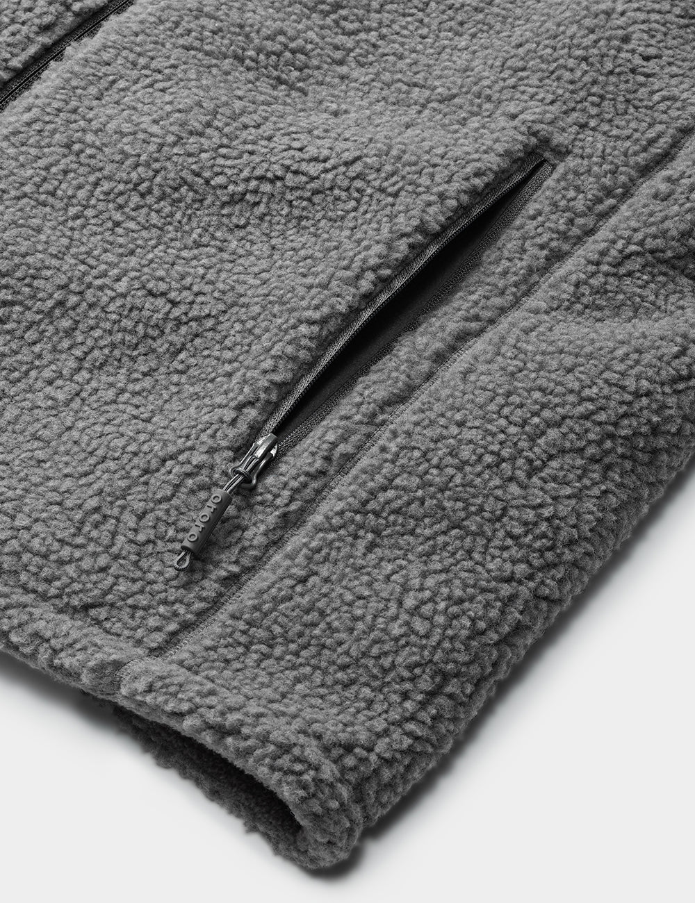 Men's Heated Recycled Fleece Vest - Gray | 4 Heating Zones | ororo