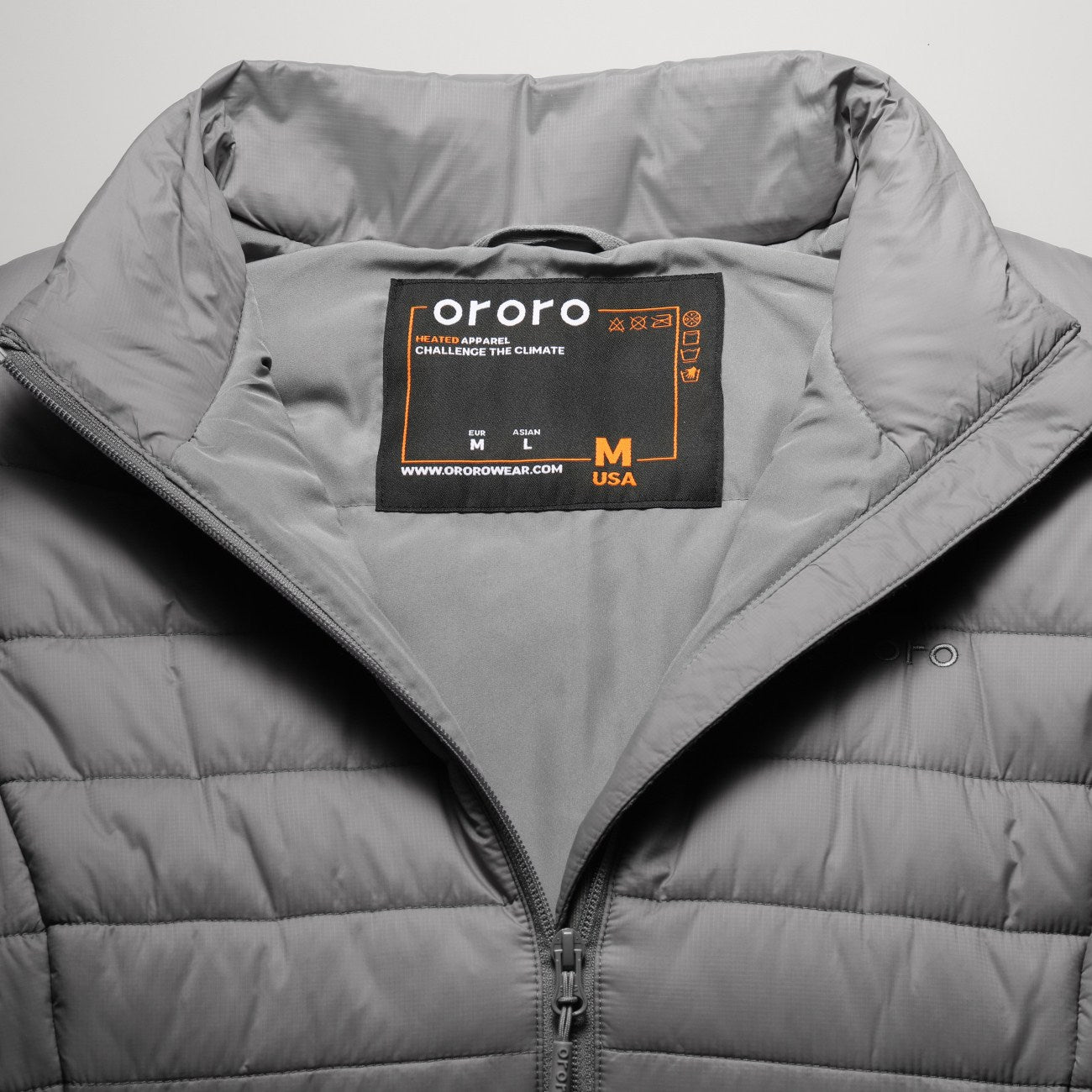 Women's Classic Heated Vest - Gray | Lightweight & Warm |ORORO